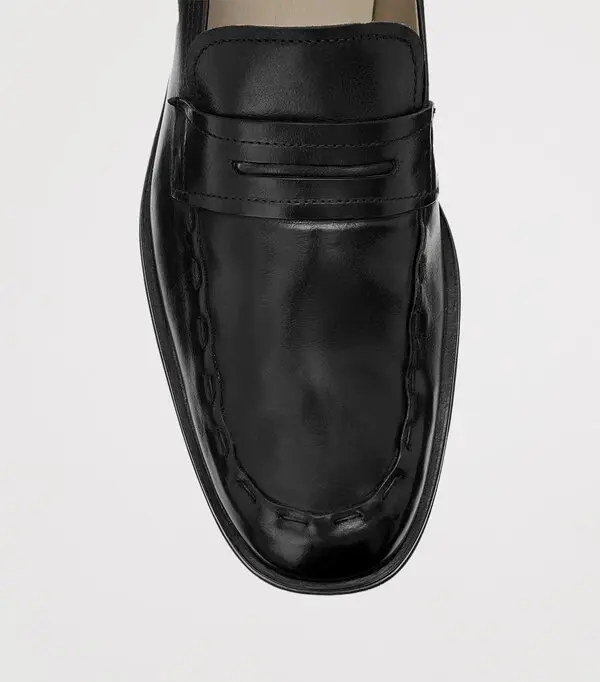 ALLSAINTS Leather Jules Stitch Loafers