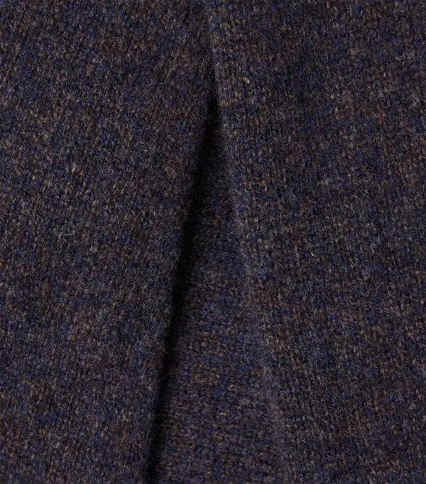 Sunspel Lambswool Knitted Polo Sweater