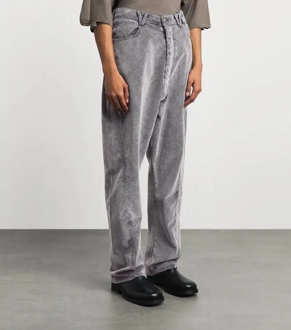 VIVIENNE WESTWOOD Corduroy Twisted Seam Straight Jeans