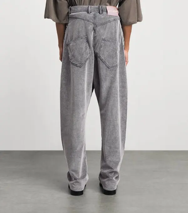 VIVIENNE WESTWOOD Corduroy Twisted Seam Straight Jeans
