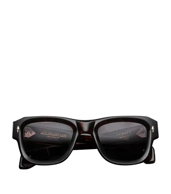 JACQUES MARIE MAGE Conrad Square Sunglasses - Grey