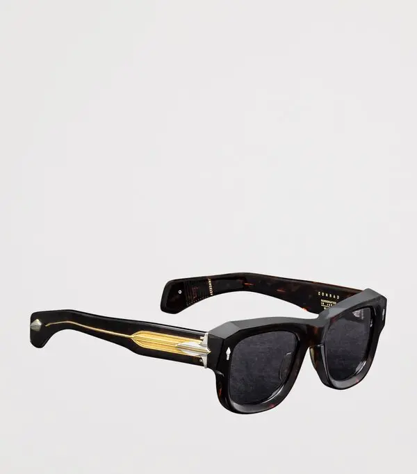 JACQUES MARIE MAGE Conrad Square Sunglasses - Grey