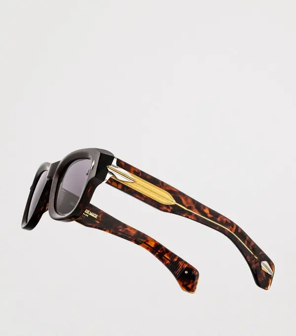 JACQUES MARIE MAGE Conrad Square Sunglasses - Grey