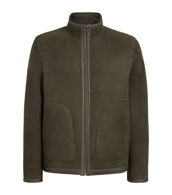 Vince Suede-shearling Jacket