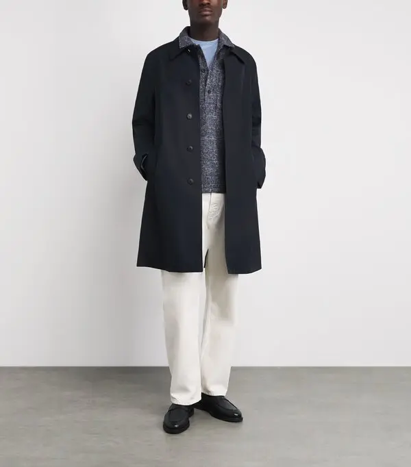 Vince Donegal Check Polo Sweater