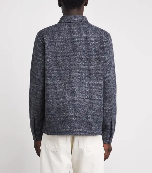 Vince Donegal Check Polo Sweater