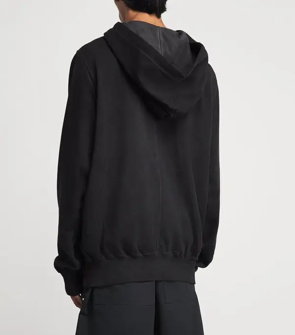Rick Owens Cotton Pentagram Hoodie