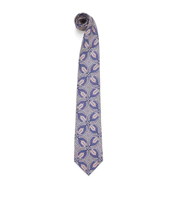 Drole De Monsieur Silk Printed Caesar Tie