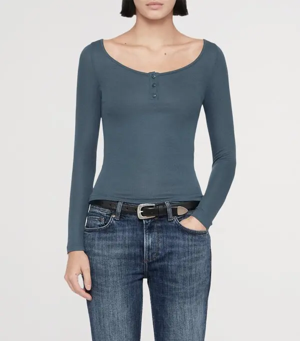 ALLSAINTS Jules Henley T-shirt