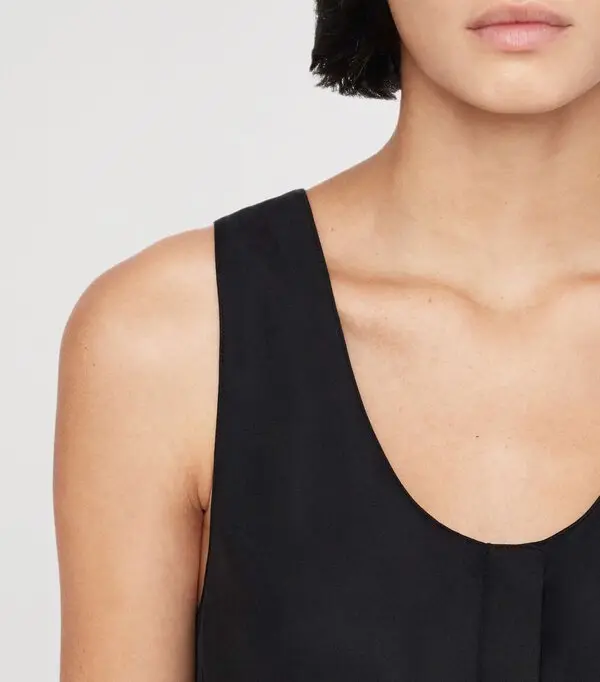 ALLSAINTS Silk-blend Milla Tank Top