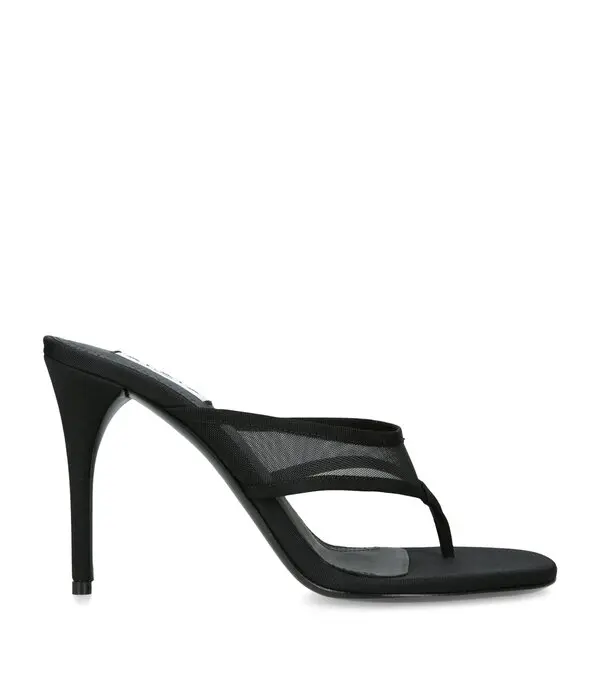 Alaïa Mesh Infra Thong Mules 90