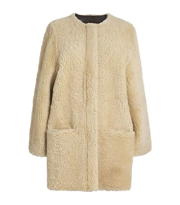 Stylein Shearling-leather Reversible Veda Coat