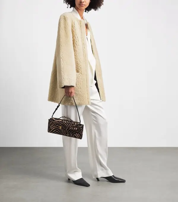 Stylein Shearling-leather Reversible Veda Coat
