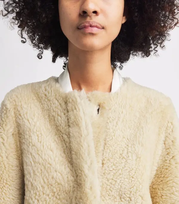 Stylein Shearling-leather Reversible Veda Coat