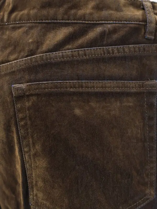 TONYWACK Flocked Cotton Jeans