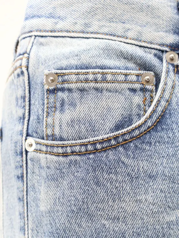 TONYWACK Recut Flared Cotton Jeans