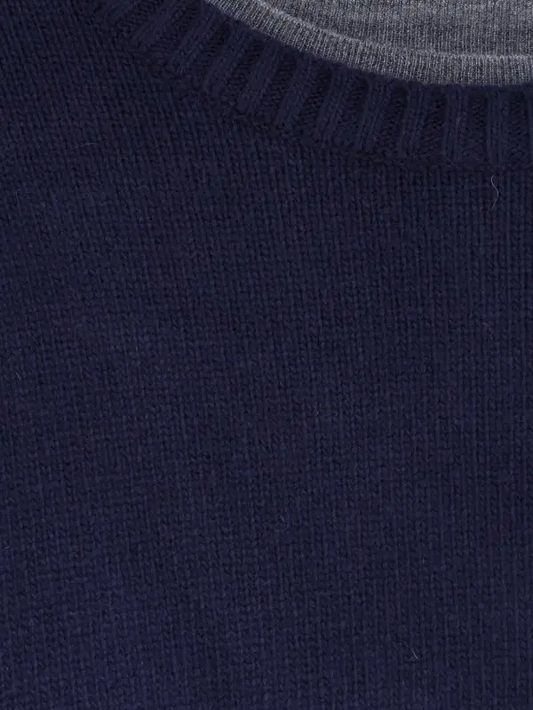 TONYWACK Layered Wool And Cashmere Sweater