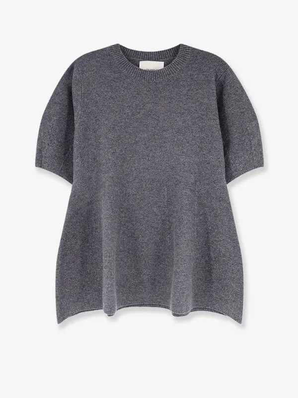 LISA YANG Mella Cashmere Top - Grey