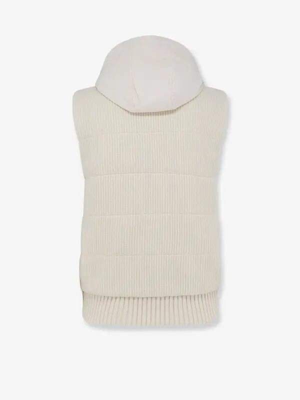 GRAN SASSO Sleeveless Virgin Wool Jacket