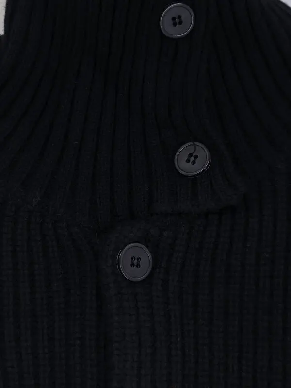 TONYWACK Buttonup Ribbed Wool And Cotton Cardigan