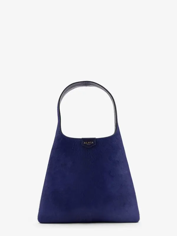 Alaïa Ponyskin Hobo Handbag - Blue