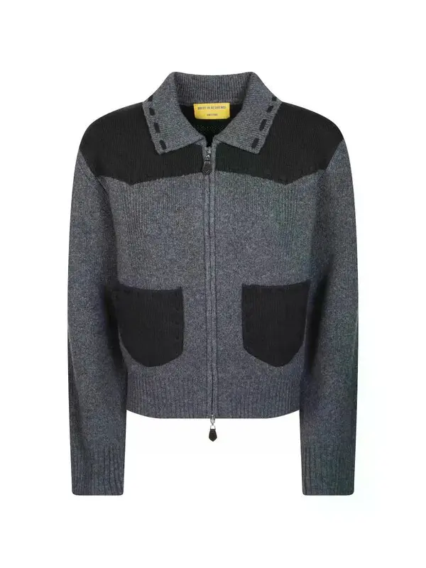 Guest In Residence Saddle Up! Panelled Knit Jacket
