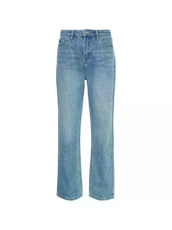 Rally Movement Straight-leg Jeans - Blue