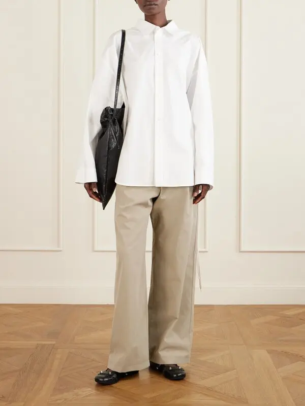 Balenciaga Shopper Dustbag Large Leather Tote Bag