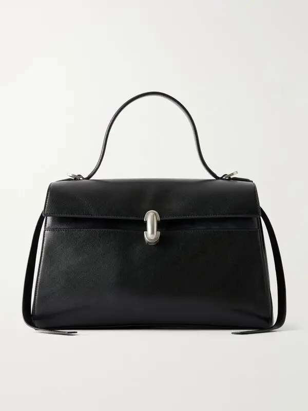 Savette Soft Symmetry Leather Top Handle Bag
