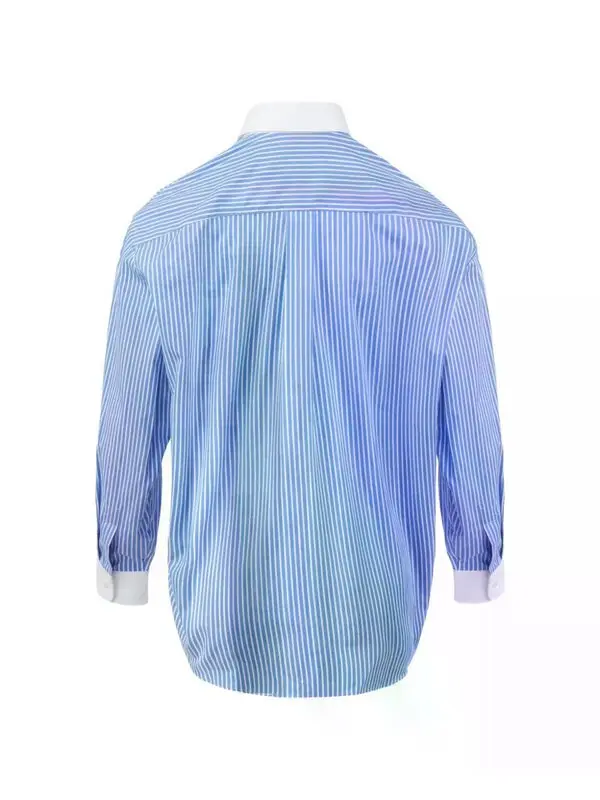 Sporty & Rich Ny Crest Oversized Shirt