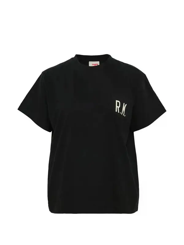 Rally Movement Logo-patch Pocket T-shirt - Black