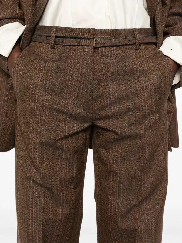 Dries Van Noten Trousers With A Fitted And Slightly Flared Silhouette