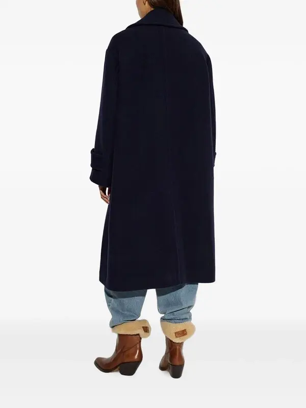 Chloé Oversized Double-breasted Long Wool Coat