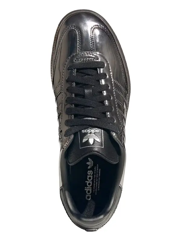 Adidas Metallic Leather Samba Og Sneakers - Black