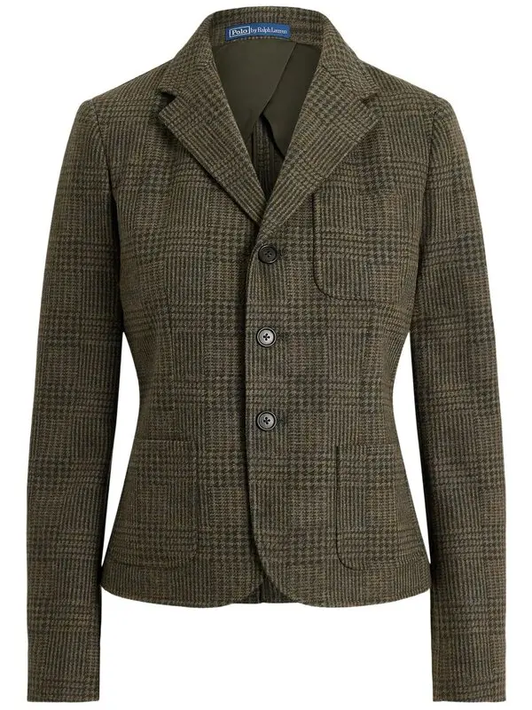 Polo Ralph Lauren Single-breasted Prince Of Wales Blazer