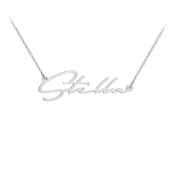Jewlr Personalized Signature Name Necklace