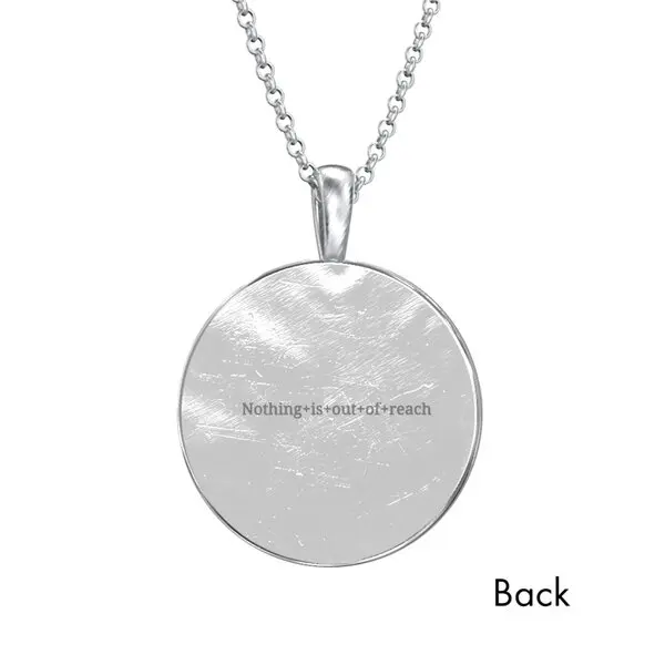 Jewlr Engravable Compass Necklace With Gemstone