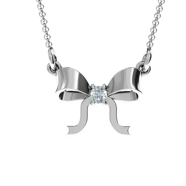 Jewlr Put A Bow On It Pendant