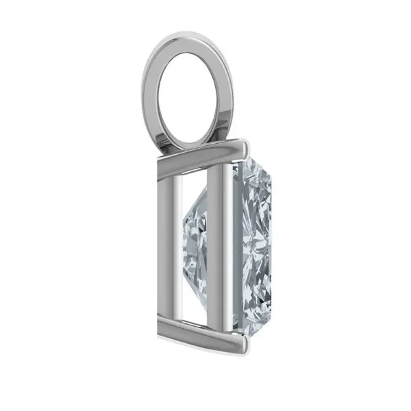 Jewlr Emerald Cut Solitaire Pendant