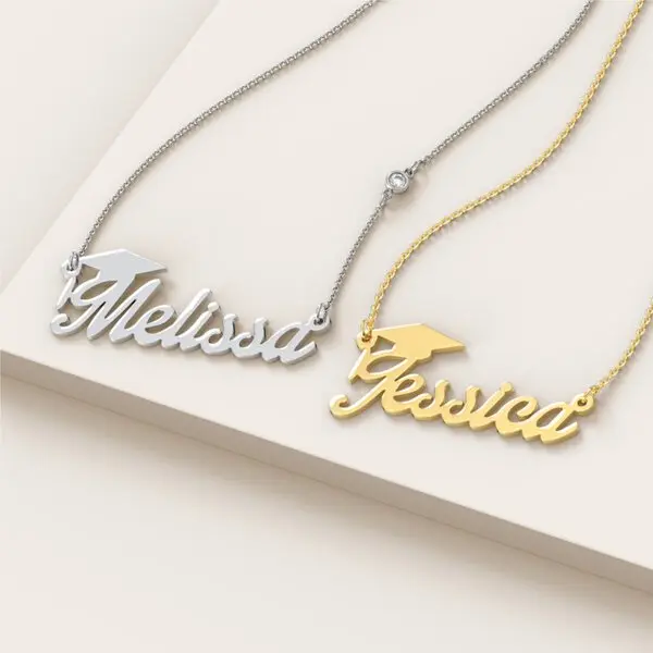 Jewlr Graduation Name Necklace