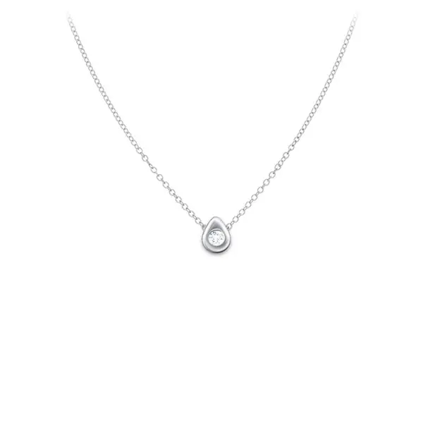 Jewlr Teardrop Pendant With Gemstone