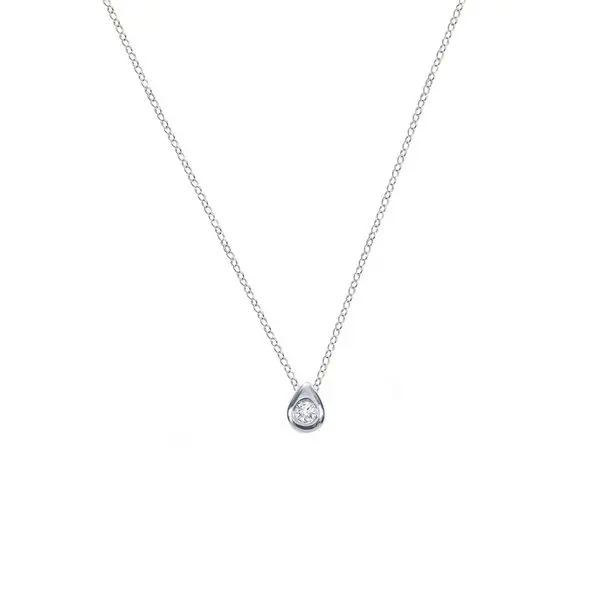 Jewlr Teardrop Pendant With Gemstone