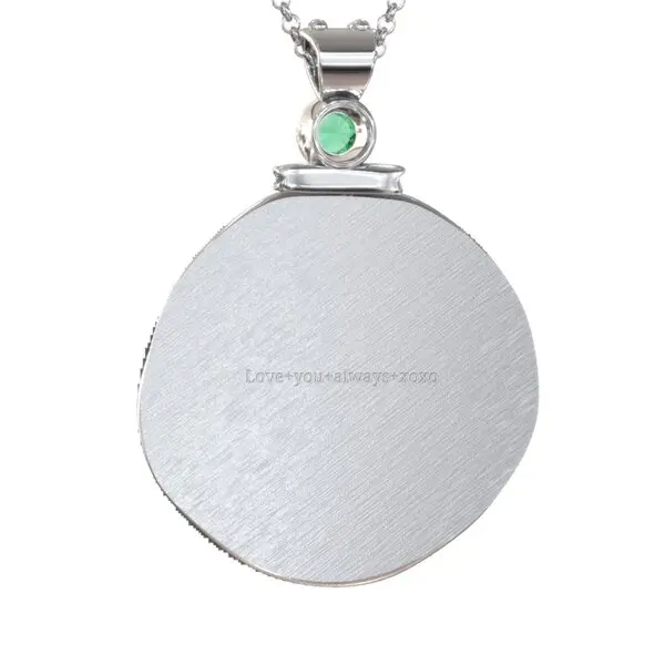 Jewlr Engravable Taurus Zodiac Medallion With Accent