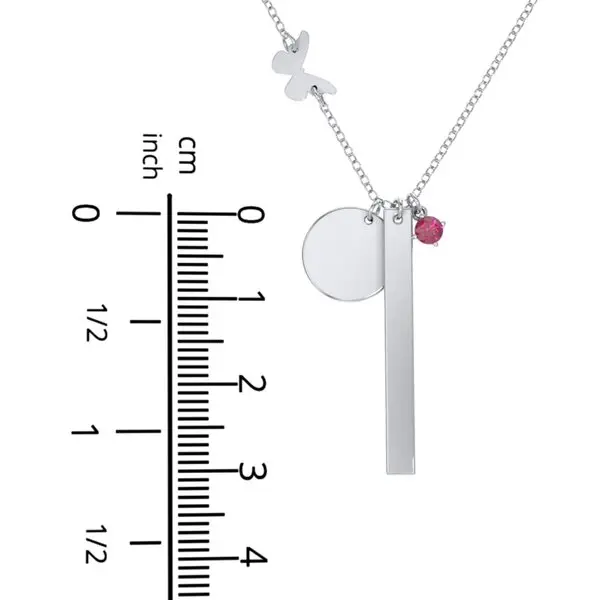 Jewlr Milestone Necklace With Butterfly Charm