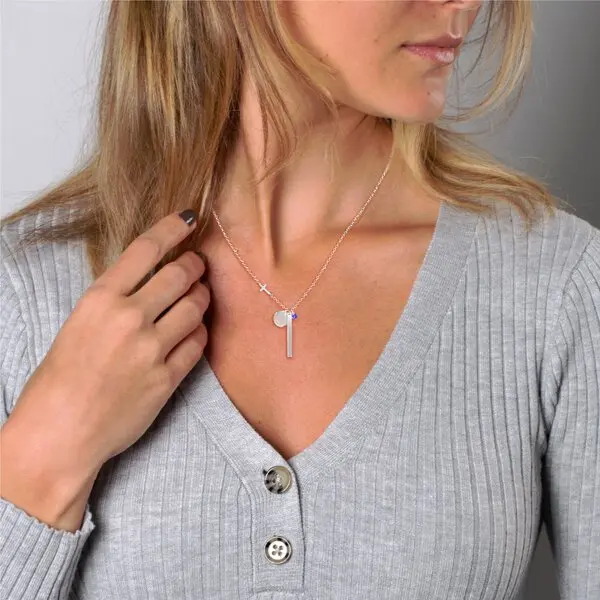 Jewlr Milestone Necklace With Cross Charm