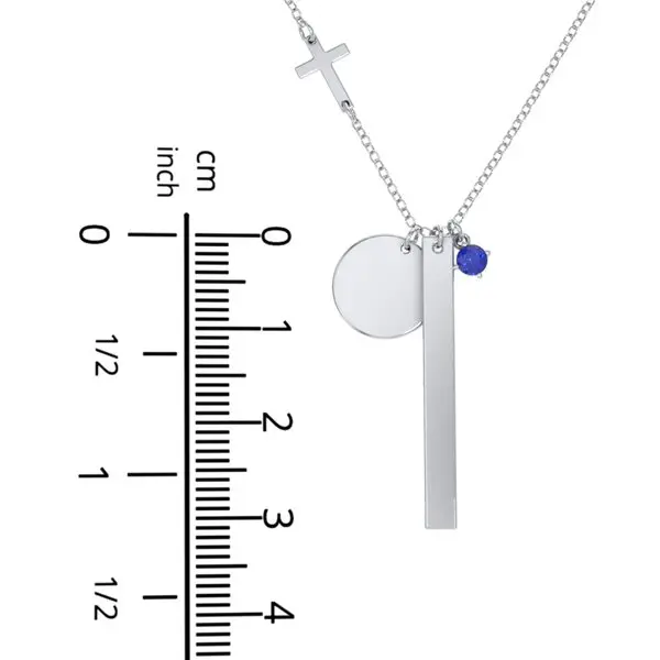Jewlr Milestone Necklace With Cross Charm
