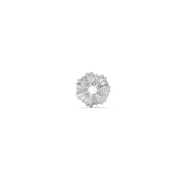Jewlr Ocean Collection Single Stud With Accent Sea Urchin