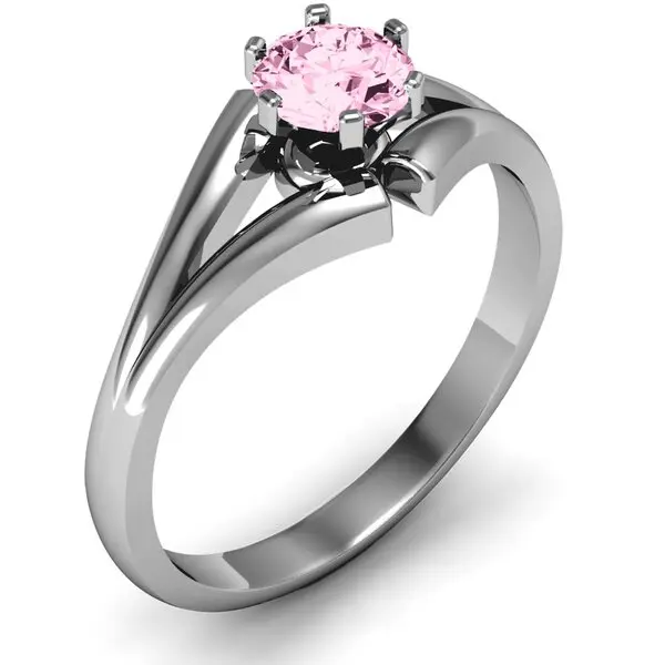 Jewlr Solitaire Split Shank Ring