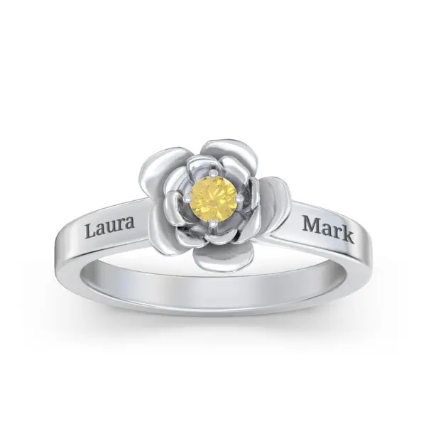 Jewlr Flourish Rose Ring