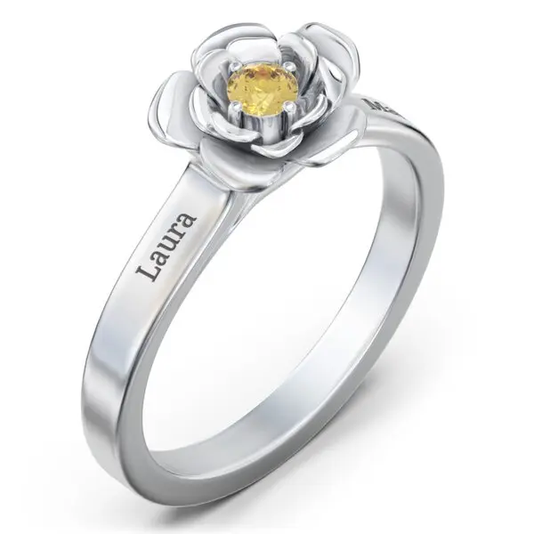 Jewlr Flourish Rose Ring